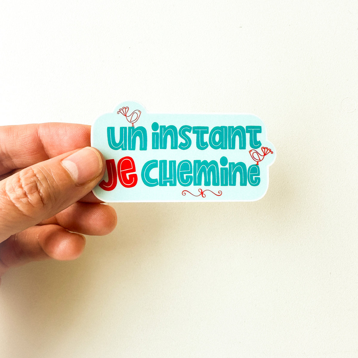 Autocollants - Un instant je chemine – Les Tatoués
